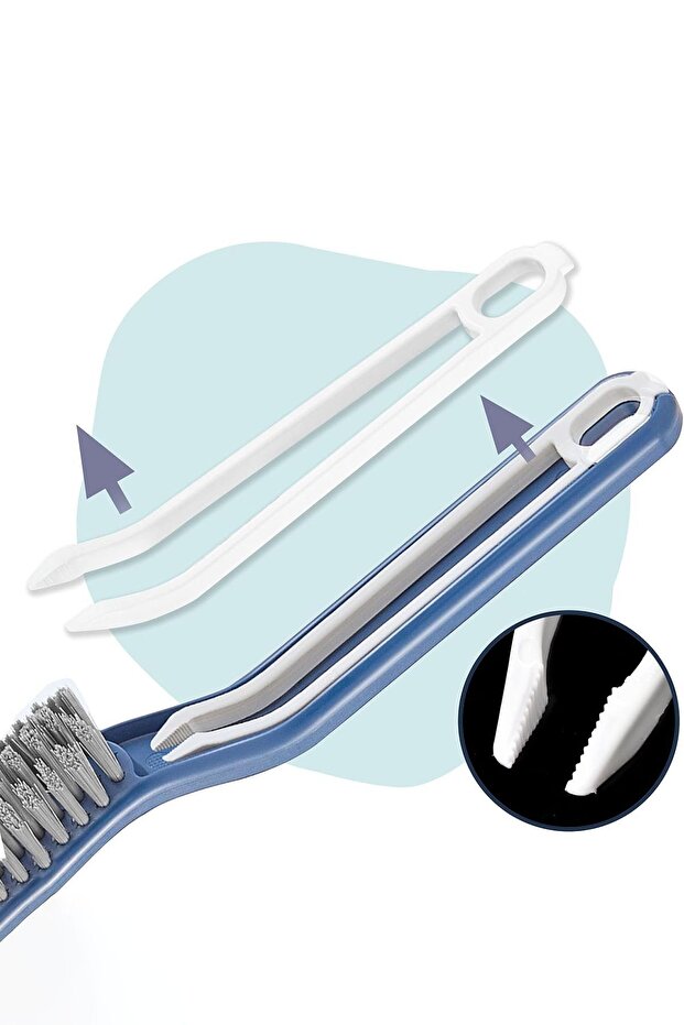 Merida Home Cleaning Brush with Tweezers Bathroom Kitchen between Walls ...