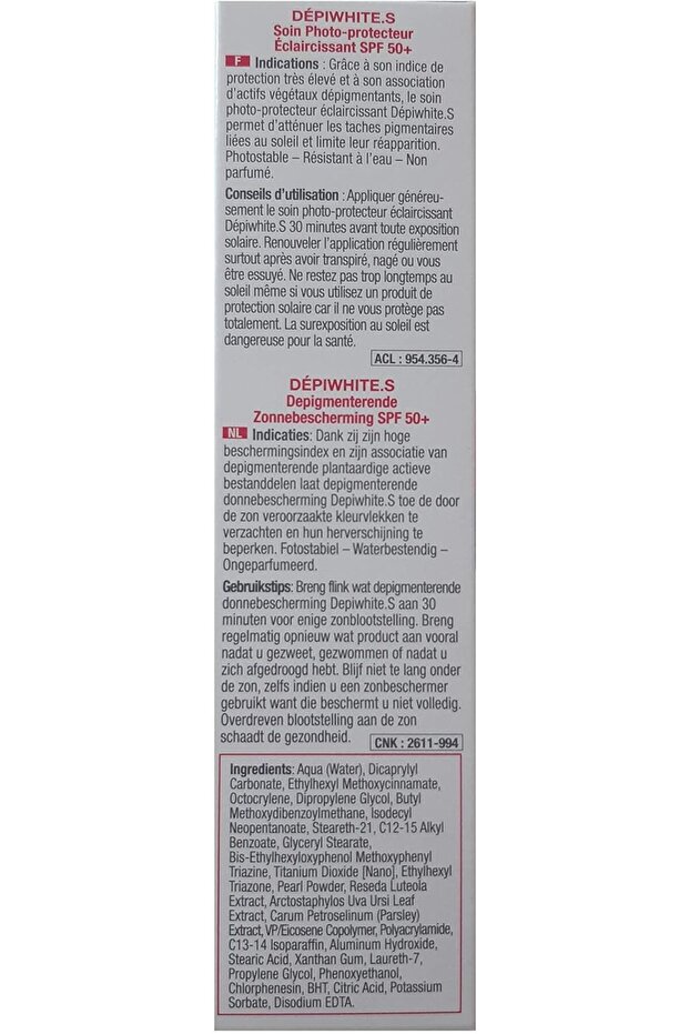 ACM Laboratoire dermatologique Depiwhite S Sunscreen Cream SPF 50 by ...