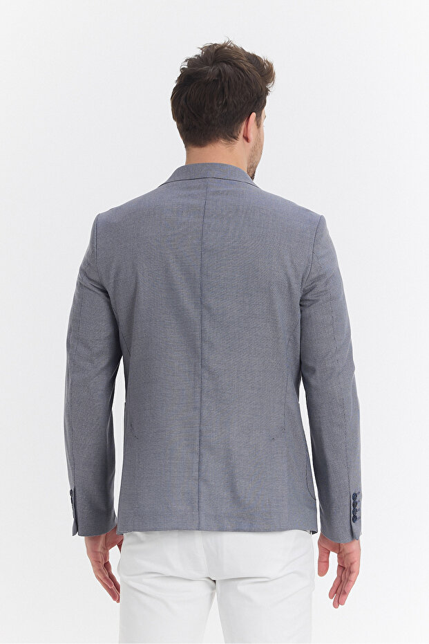 Frappoli Zenova Men's Navy Half Lined Bag Pocket Spring-Summer Sports ...