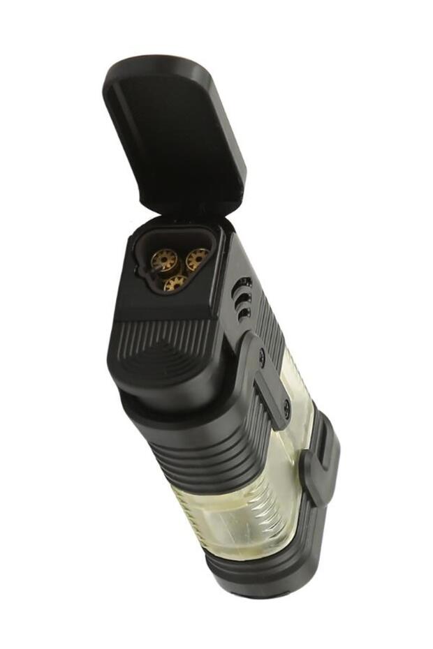 Parmida 3 Torch Pürmüz Siyah Puro Çakmağı - TR7263 - Fiyatı, Yorumları