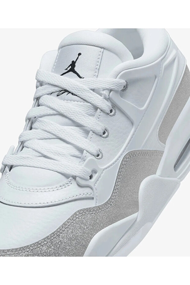 Nike Air Jordan 4 Retro Metallic Silver (Women's) Unisex Spor Ayakkabı ...