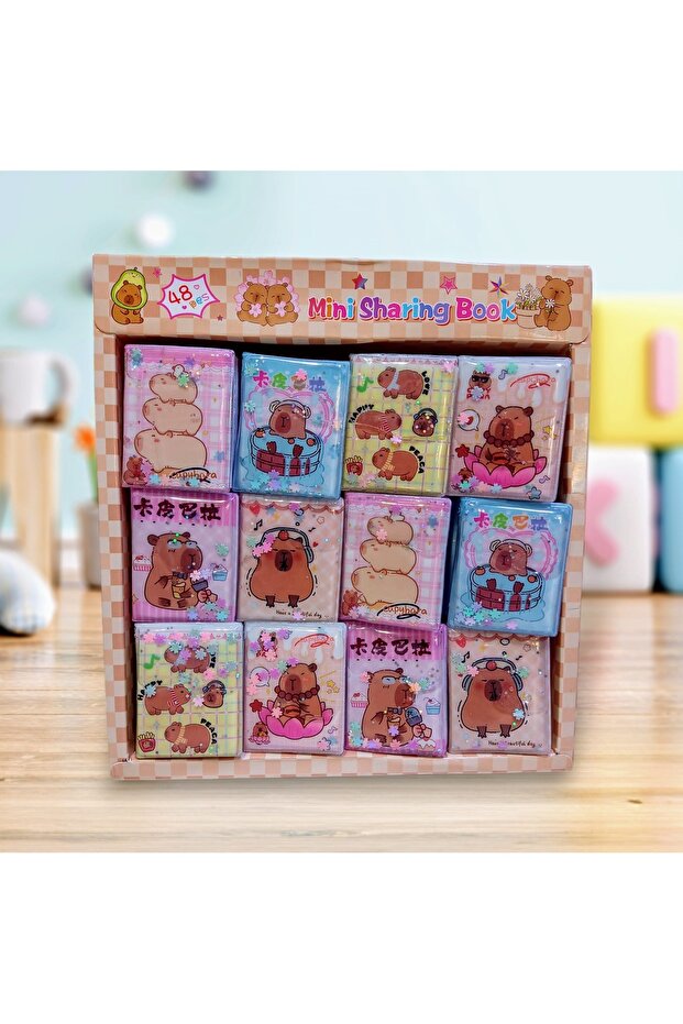 izmir yazici servis KAPİBARA MİNİ STİCKER VE NOT DEFTERİ SULU KAPAK (5 ...