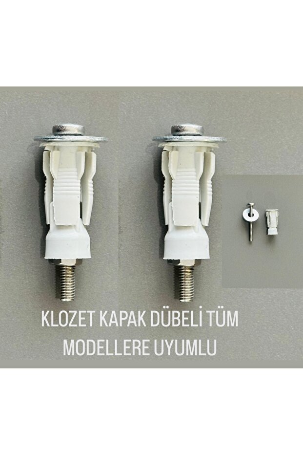 SWORDPLAST 2’li Klozet Kapağı Dübeli Her Markayla Uyumlu Paslanmaz ...