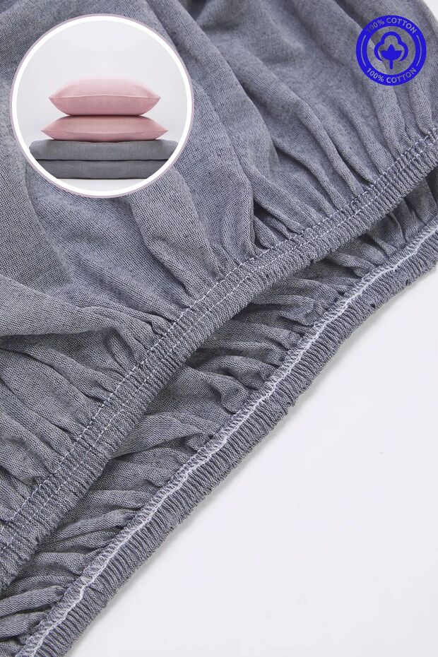 Sheri Home Tekstil Lastikli Çarşaflı Çift Kişilik Nevresim Takımı ...