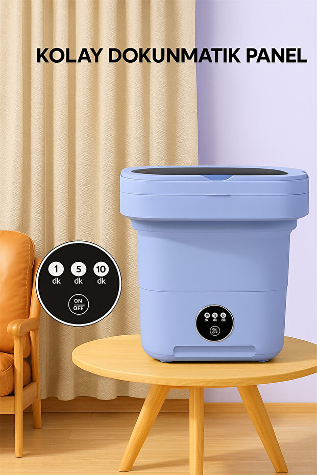 ROBO Katlanır Çamaşır Makinesi Mavi 10 Litre - Fiyatı, Yorumları