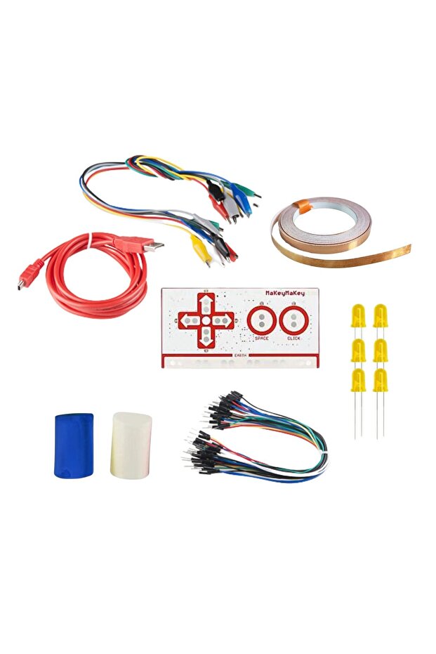 Fapatech Makey Makey Deluxe Kit - Bakır Folyo İletken Bant 5mm , Oyun ...