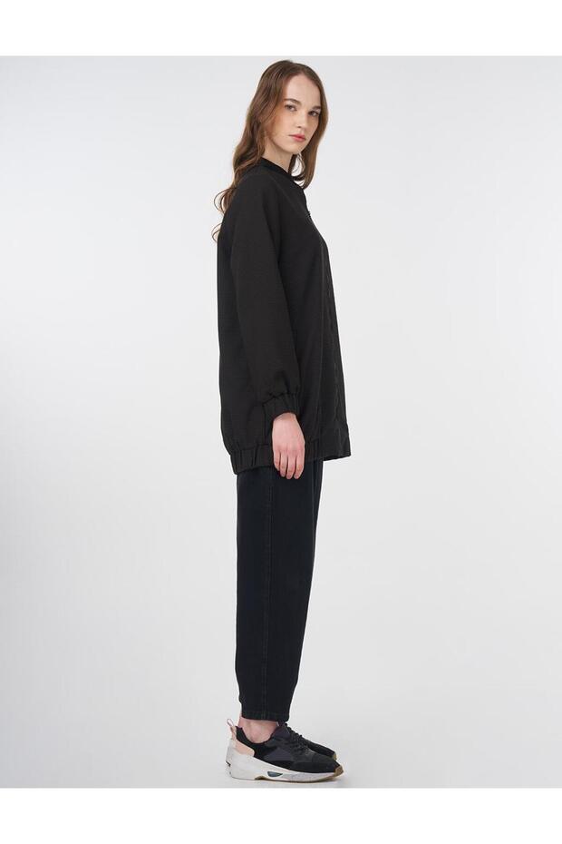 KYR Desenli Basic Ceket Siyah-Koyu Kahve - Fiyatı, Yorumları