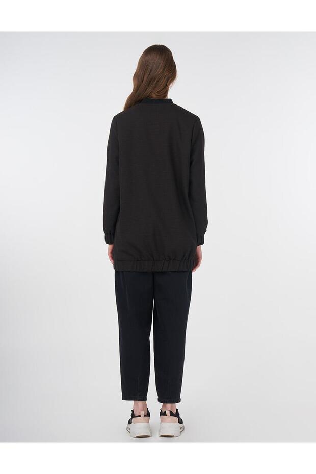 KYR Desenli Basic Ceket Siyah-Koyu Kahve - Fiyatı, Yorumları