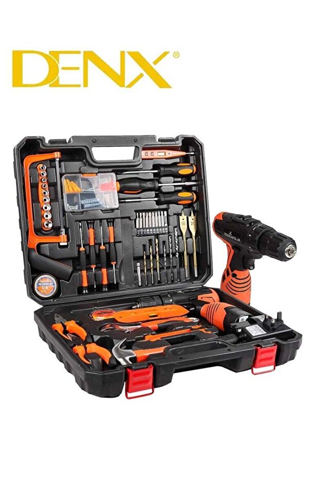 Denx DINX Cordless Drill Kit with 1300mAh Battery, 12V Voltage, and ...
