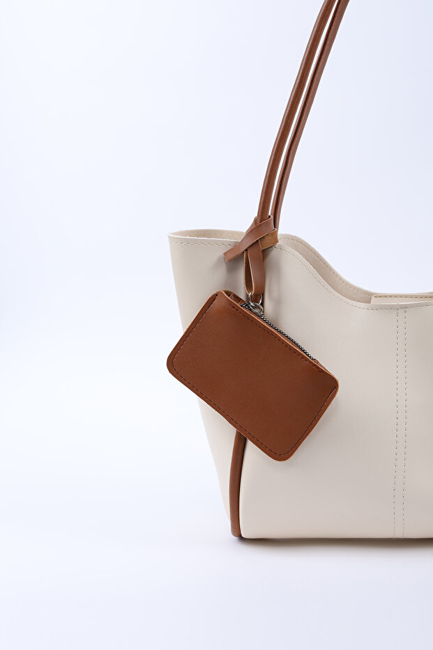 Shaka Cream - Tan Shk108 Women's Hand and Shoulder Bag with Snap ...