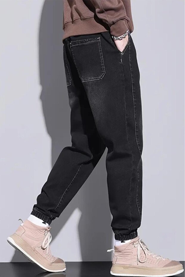 Oksit Reax Dar Kesim Simon Beli ve Paçası Lastikli İpli Jogger Kesim ...