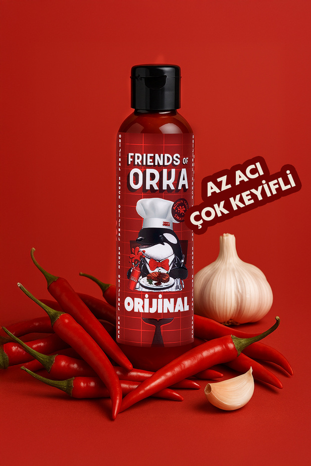 FRIENDS OF ORKA Orijinal Acı Sos – 260g | Fermente Kırmızı Biberli, 9k ...