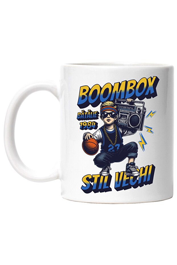 StoryGift Romania Cana Baiat Cu Minge Baschet Stil Vechi, 330ml ...