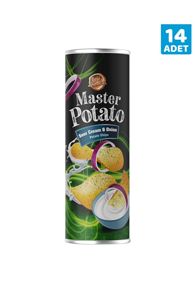 Gold Harvest Master Potato Soğanlı & Ekşi Kremalı Cips 160g 14 Adet - Fiyatı, Yorumları