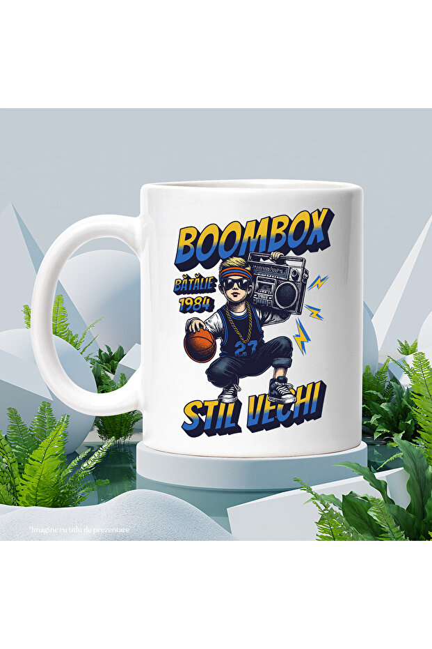 StoryGift Romania Cana Baiat Cu Minge Baschet Stil Vechi, 330ml ...