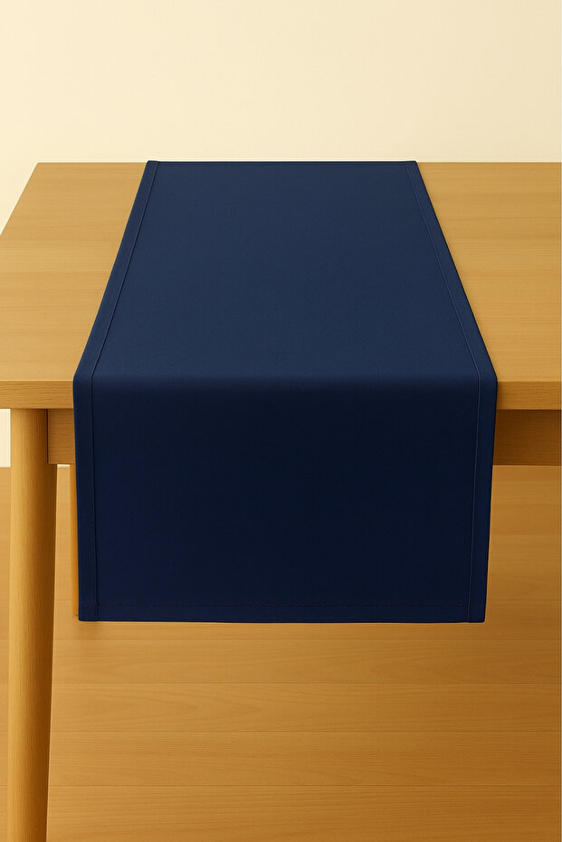 Luvora Home Luna Serisi Kadife Dokulu Dikdörtgen Runner - Lacivert - Fiyatı, Yorumları