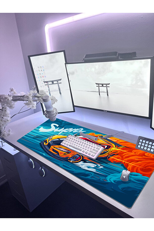 PORGE Gaming Mouse Pad 90x40 Supra Mouse Ped Xxl Oyuncu Mausepad Büyük ...