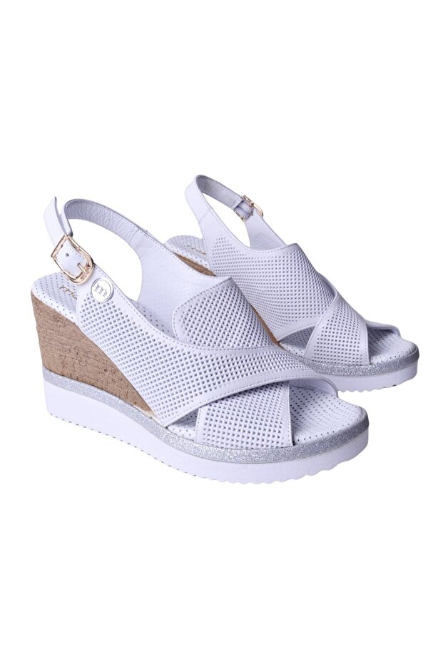 Mammamia Kadın Deri Dolgu Topuk Sandalet D25YS-2640 - Fiyatı, Yorumları