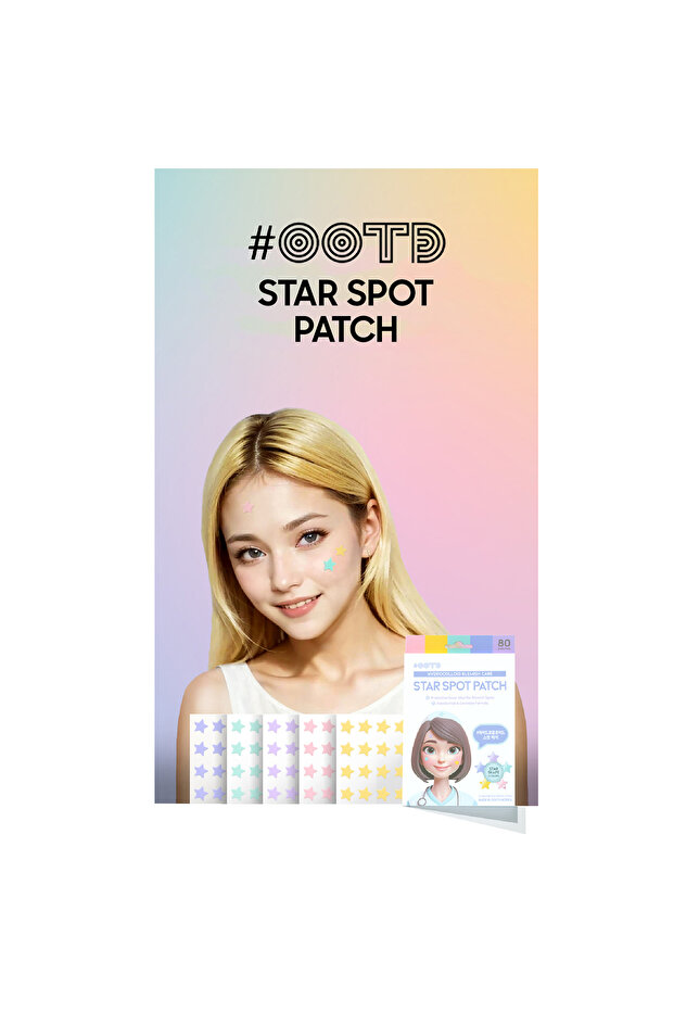 OOTD Star Spot Patch 80 Adet 5 Renk Yıldız Akne Bandı - Fiyatı, Yorumları