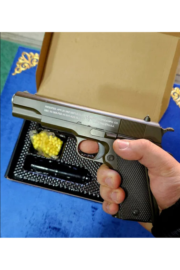 LRS STORE Metal Air Soft Tabanca Boncuklu Silah Yüksek Kalite K116D ...