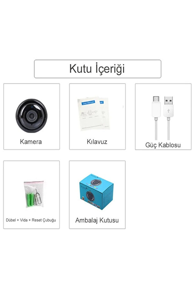 harry Mini Ip Wifi Kamera 1080p Mikrofonlu Gece Görüşlü Güvenlik ...