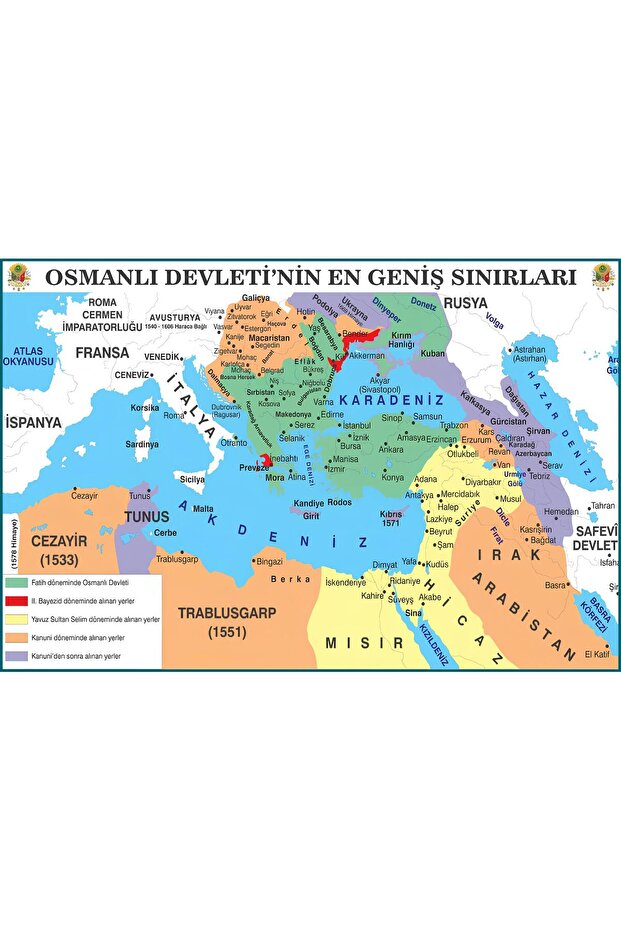 Boyut Büyük osmanlı haritası - Fiyatı, Yorumları