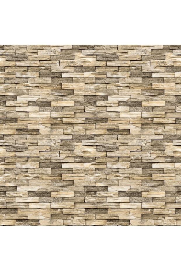 media Αυτοκόλλητη και πλενόμενη τοιχογραφία τοίχου, λεπτή πέτρινη τοιχογραφία, κρεμ και γκρι ...