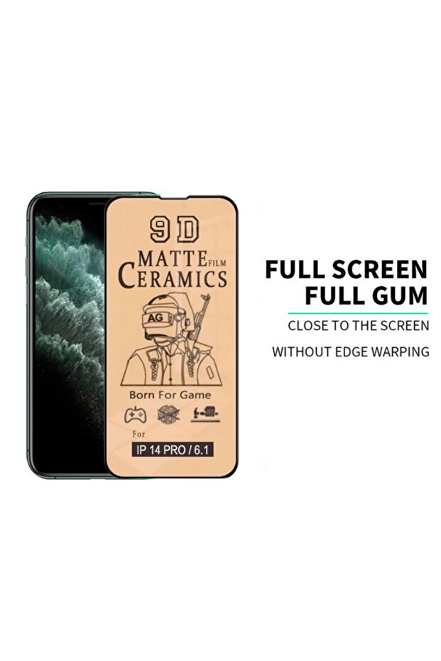 Home Apple iPhone 16 Plus Uyumlu Kırılmayan Mat Seramik Ekran Koruyucu ...