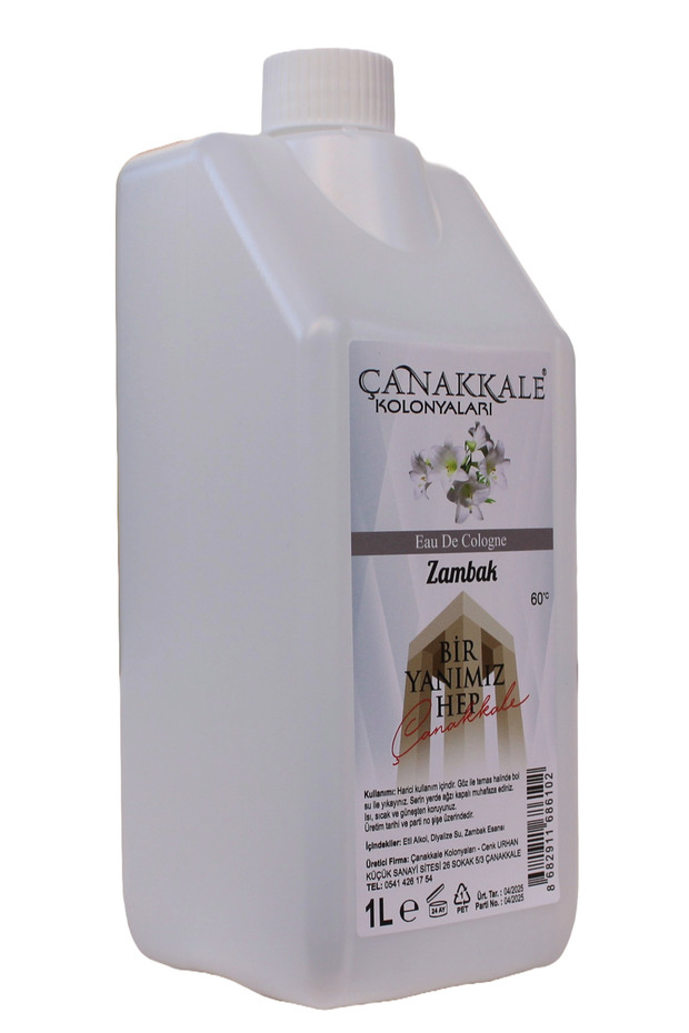 ÇANAKKALE kolonyaları Beyaz Zambak Kolonyası - 1 Litre -(BİDON ...