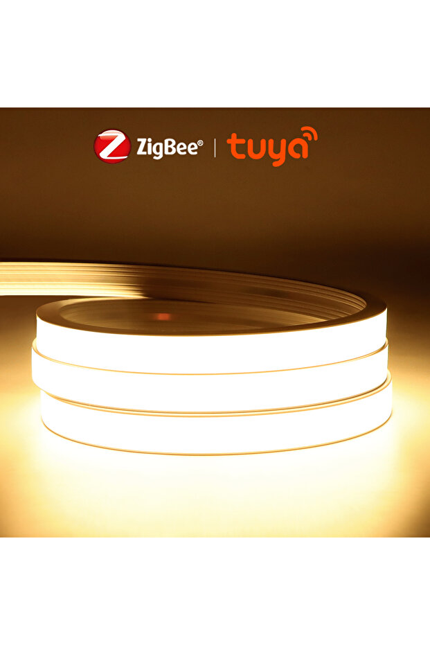 Choice 1m Warm White ZigBee 3.0 Wifi COB LED Strip Smart Tuya 5V USB Light Neon LED Tape With ...