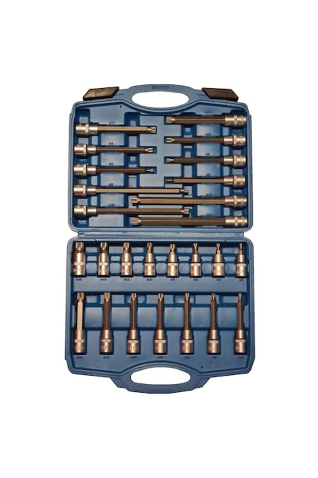 Globalport Retail 26 Piece Spline Wrench Set, 1/2", CR-V Steel- Trendyol