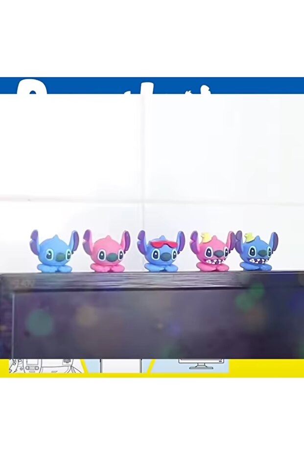 Kawaii YAPIŞKANLI Stitch Sonny Angel Hippers Blind Box Sürpriz Figür ...