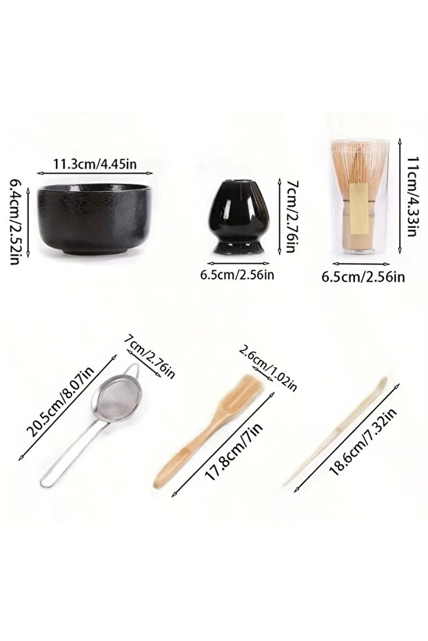 arredamento 6 Parça Matcha Seti - Geleneksel Japon Çay Hazırlama Kiti ...