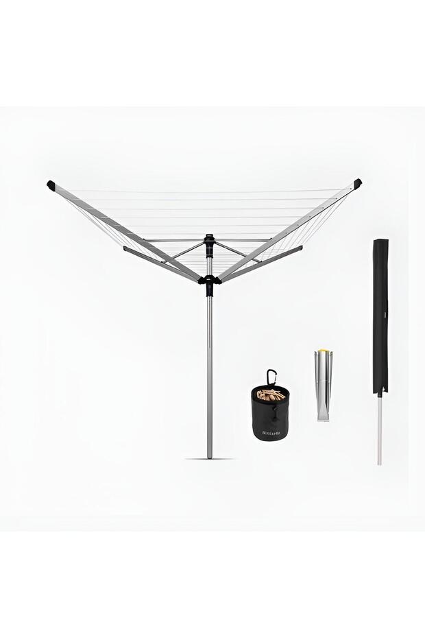 Brabantia Camasir Kurutmalik Toprak Zemine Uygun Metallic Grey Dort ...