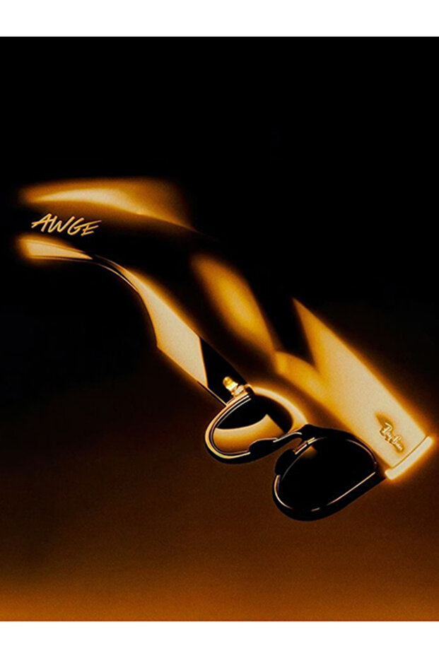 Ray-Ban Asap Rocky Special Edition Mega Wayfarer Siyah Gold Kemik ...