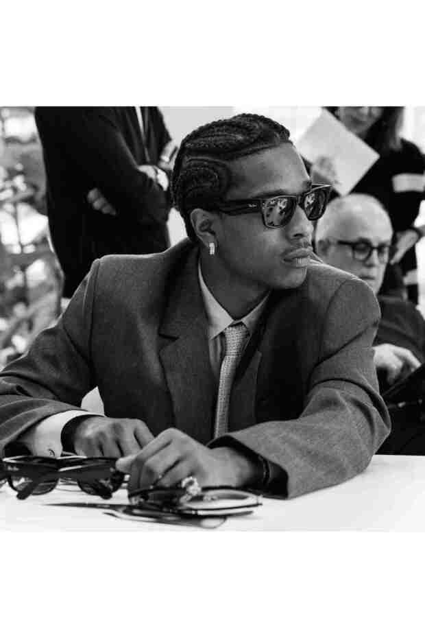 Ray-Ban Asap Rocky Special Edition Mega Wayfarer Siyah Gold Kemik ...