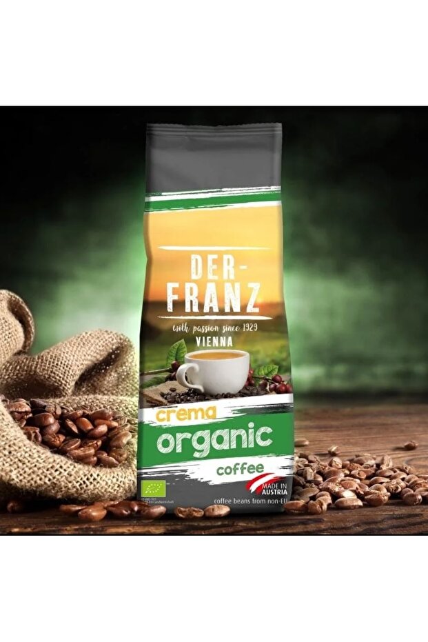 Der-Franz Der-Franz Βιολογικοί κόκκοι καφέ με κρέμα, 500g- Trendyol