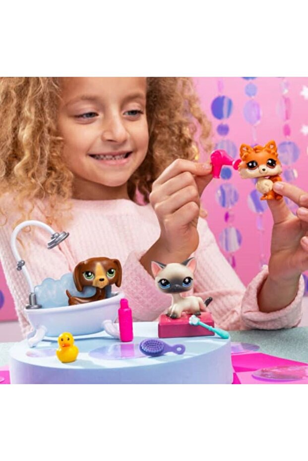 Littlest Pet Shop LPS Minişler Seri 3 Bakım Spa Oyun Paketi Seti ...