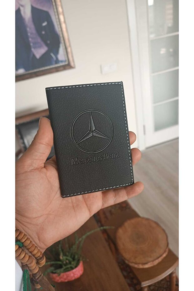 EFE DERİ Mercedes Deri Dikişli Araç Ruhsat Kılıfı Kabı Oto Ruhsatlık ...