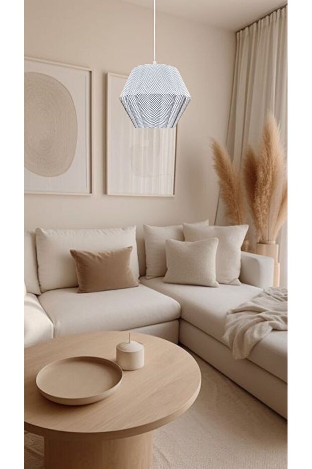 decory Carina Beyaz Mesh dokulu avize, Pinterest Tarzı Özel Tasarım ...