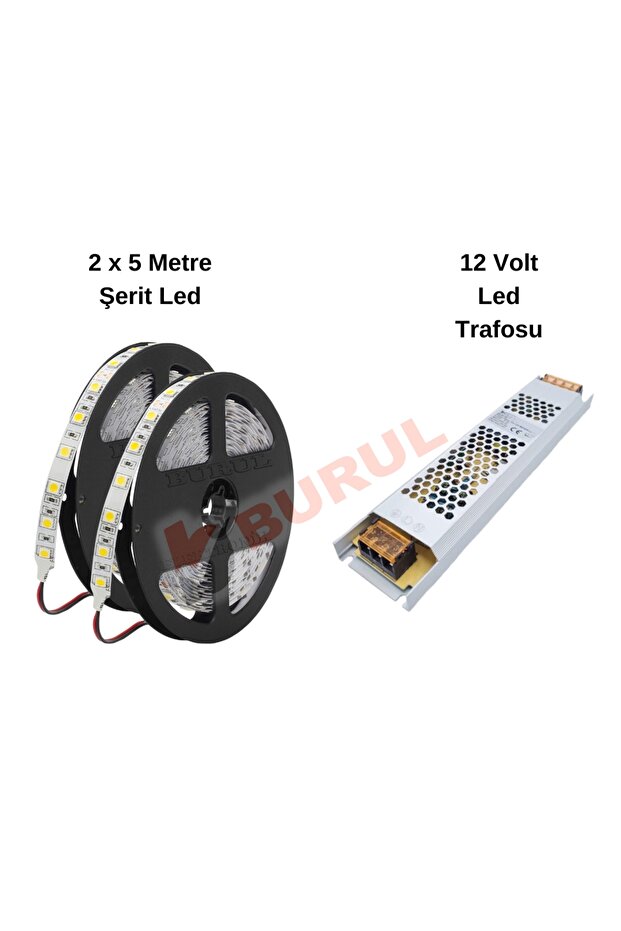 burul 10 Metre Gün Işığı Led Işık Gizli Tavan Işık Bandı Aydınlatma Ev ...