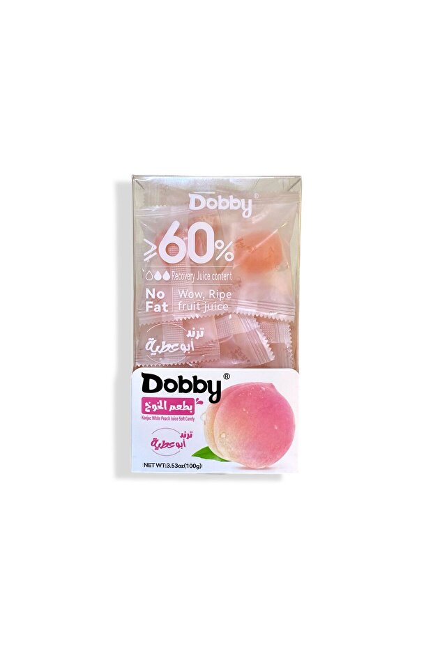 DOBBY Konjac White Peach Juice Gummy 100g - Fiyatı, Yorumları