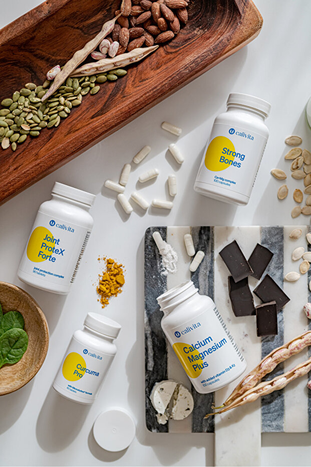 Calivita Calcium Magnesium Plus Supplement with Calcium Magnesium ...