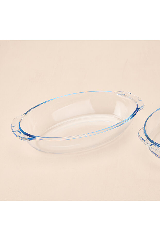 Masterchef Twin Isıya Dayanıklı Oval Cam Tencere Seti - Şeffaf - Fiyatı ...