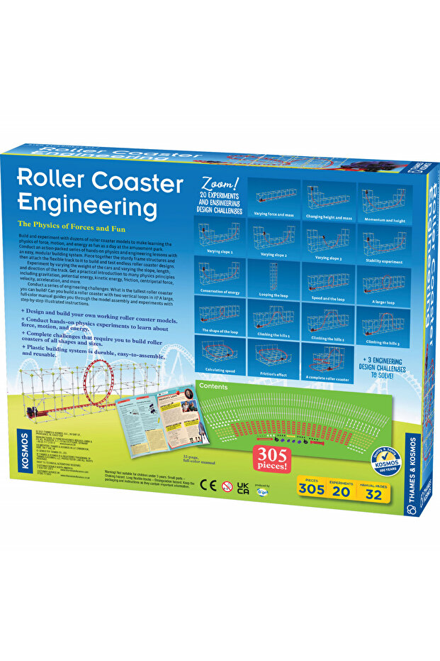 Thames & Kosmos Kit STEM Inginerie pentru roller coaster. Thames ...