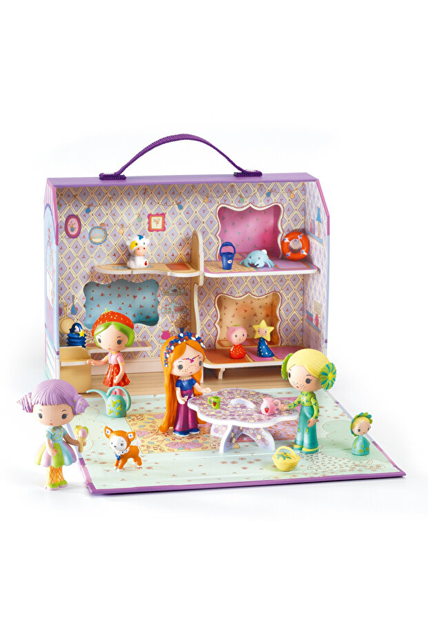 djeco Tinyly Collection Bluchka and Indie's House, Djeco, kids color ...