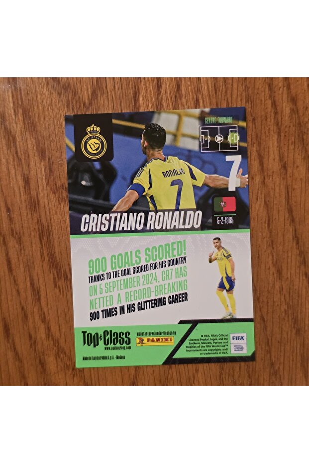 Panini Top Class Unbeatable Cristiano Ronaldo Oyun Kartı - Fiyatı ...