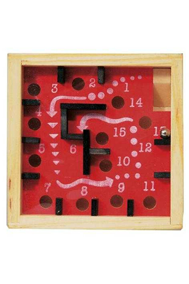 Fridolin Labirint numerotat cu bila rosu, varianta kids plus- Trendyol