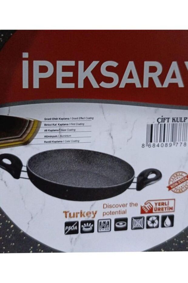 BİODATA 20cm Double Handle Gray Granite Omelette/Sahan Pan Set Super ...