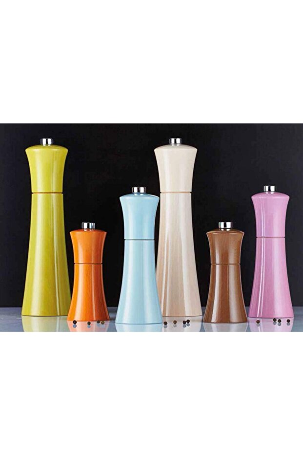 Bisetti Verona Light Blue Lacquered Ahşap Tuz Değirmeni - 130mm ...